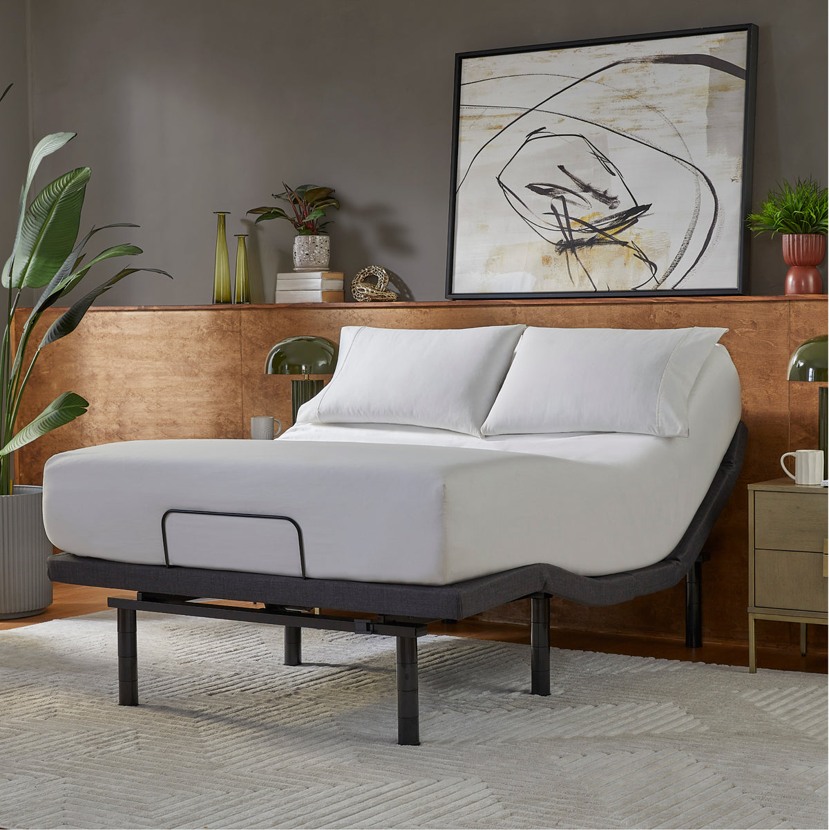 Beautyrest baselogic™ Platinum Head and Foot Adjustable Base with Mass