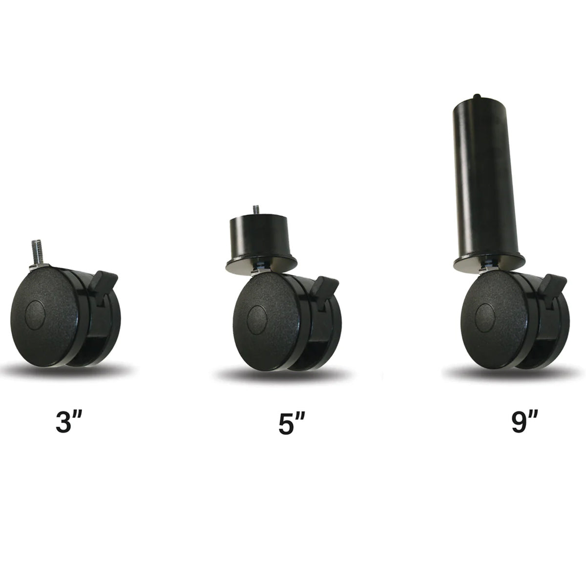 Ergomotion Rio Caster Wheels with Legs (Set of 4) | Bedplanet