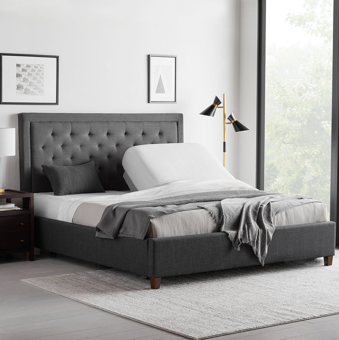 Malouf Structures™ M555 Adjustable Bed - Floor Model | Bedplanet
